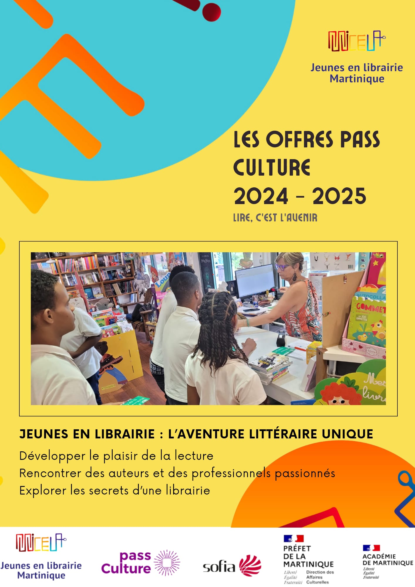 Le pass Culture et le parcours "Jeunes en librairie" en Martinique - MICELA
